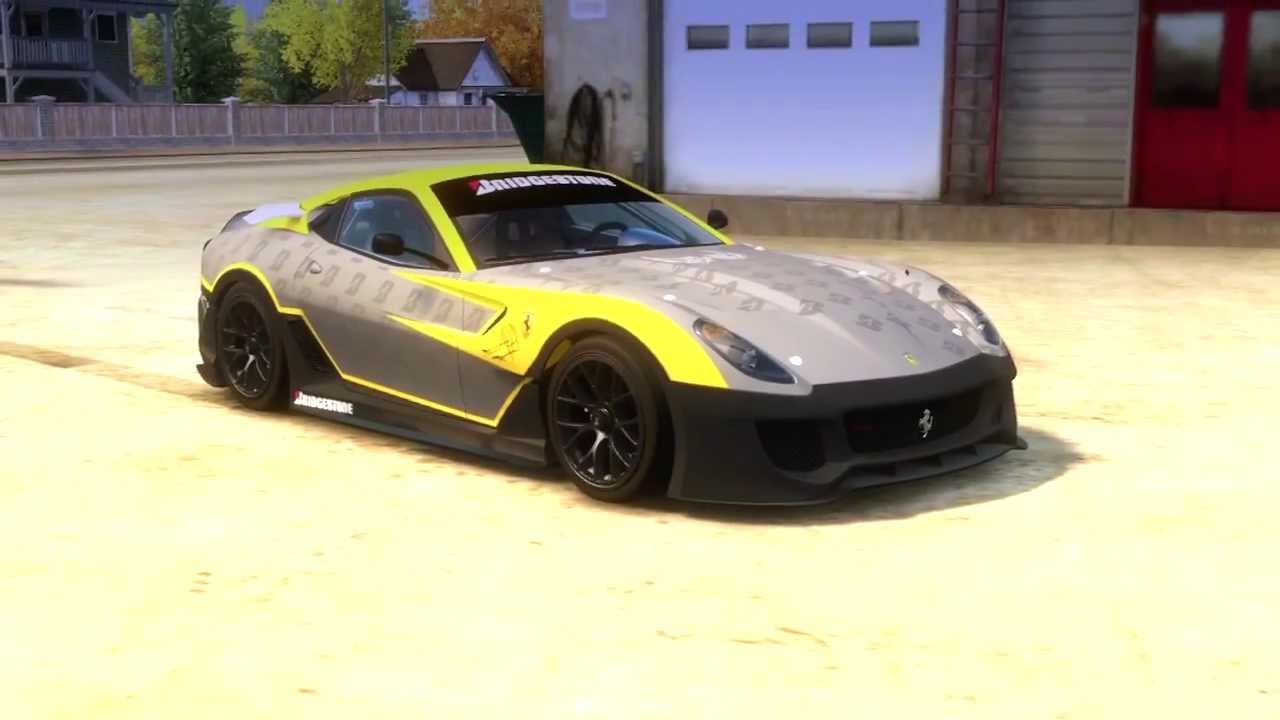 Forza Horizon - Custom Design - Bridgestone Ferrari 599xx - YouTube