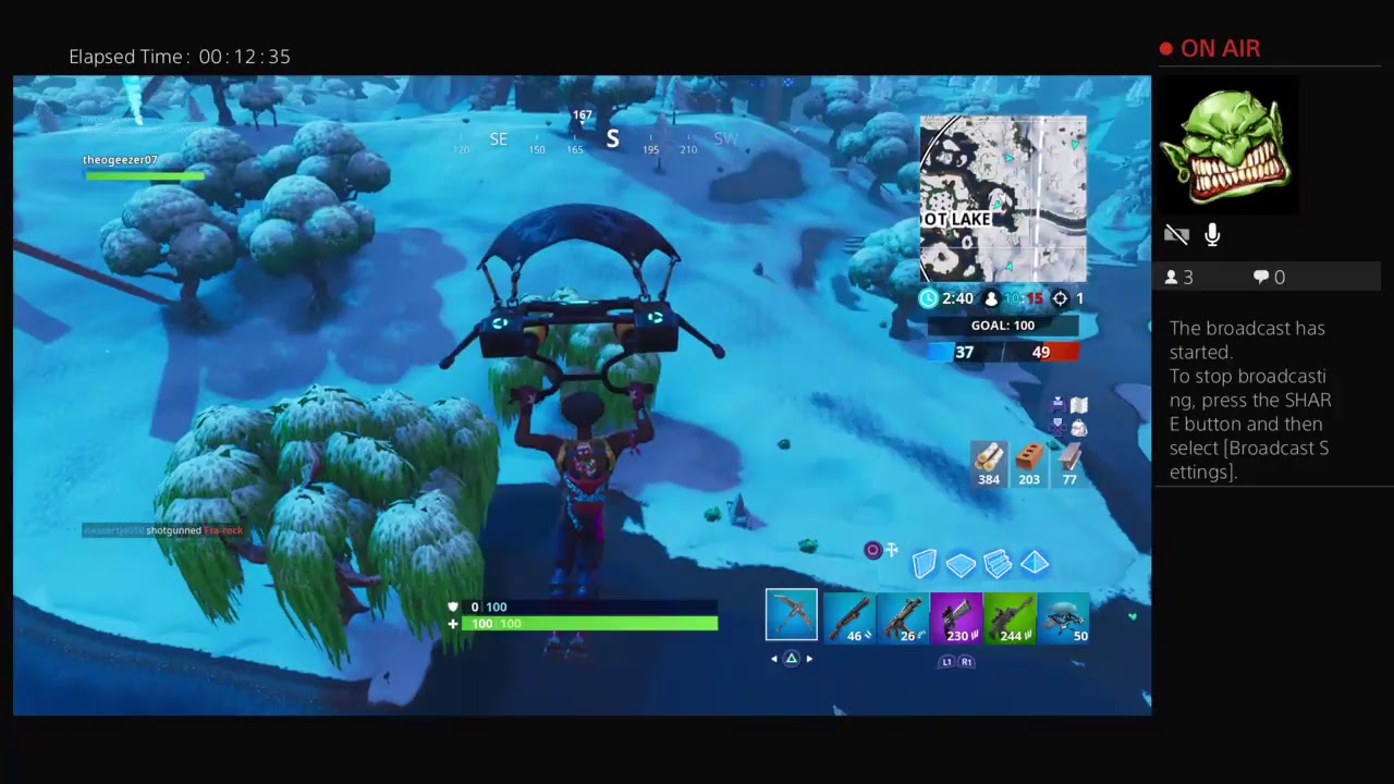 Theo from Toys fun fam playing fortnite - YouTube