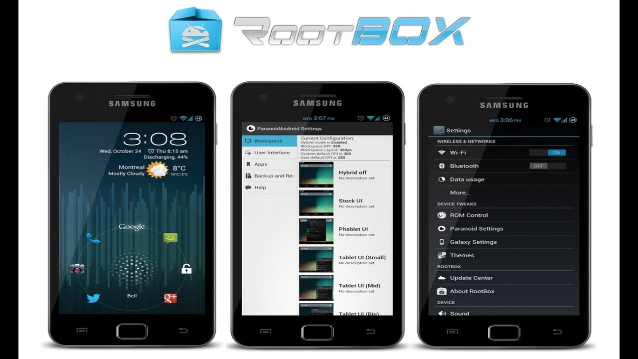 Vanilla RootBox Galaxy S2. Cyanogenmod 10.1 + AOKP - YouTube