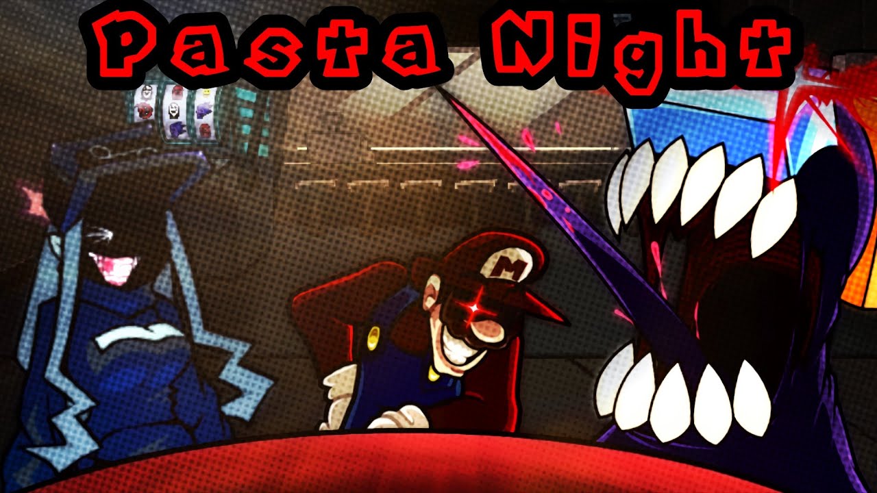 FNF Pasta Night | But M, Cassette Goon and Black Impostor Sing It Cover ...