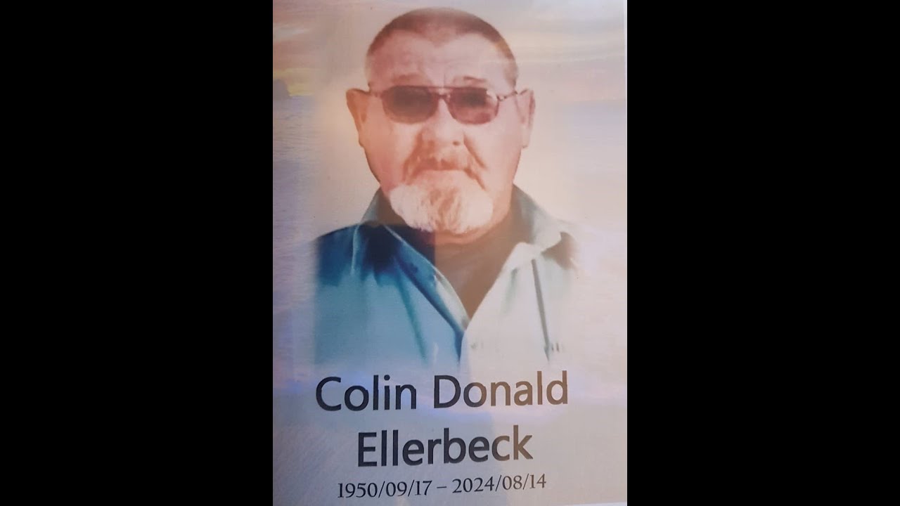 Colin Donald Ellerbeck begrafnis - YouTube