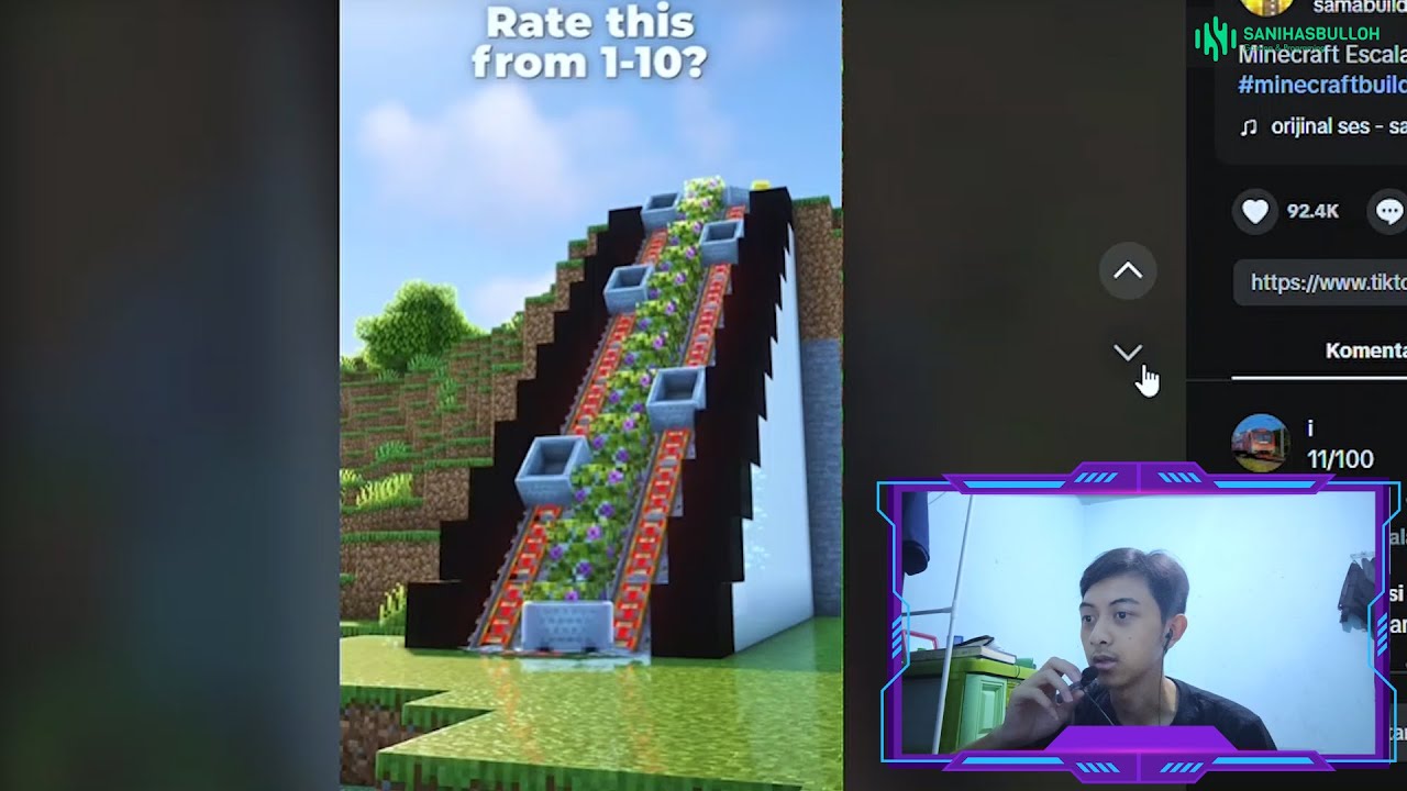 👀 REACT BUILD MINECRAFT KEREN PARAH! Inspiratif & Bikin Pengen Nge ...