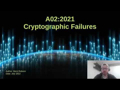 OWASP 2021 Top 10: 02-Cryptographic Failures With Examples - YouTube