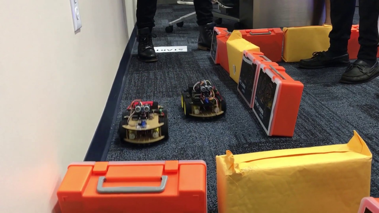 Arduino Mobile Car Maze Competition - YouTube