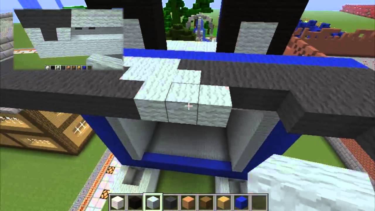 Minecraft - Build Timelapse of a Giant Wolf - YouTube