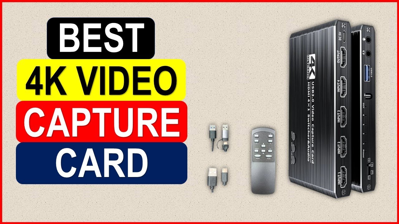 Top 5 Best 4K Video Capture Card in 2024 From AliExpress - YouTube