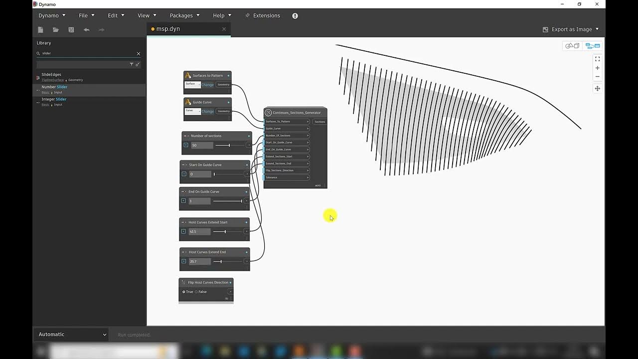 02.Explore Sections Generator (Dynamo "Multi Surface Patterning" package tutorial) - YouTube