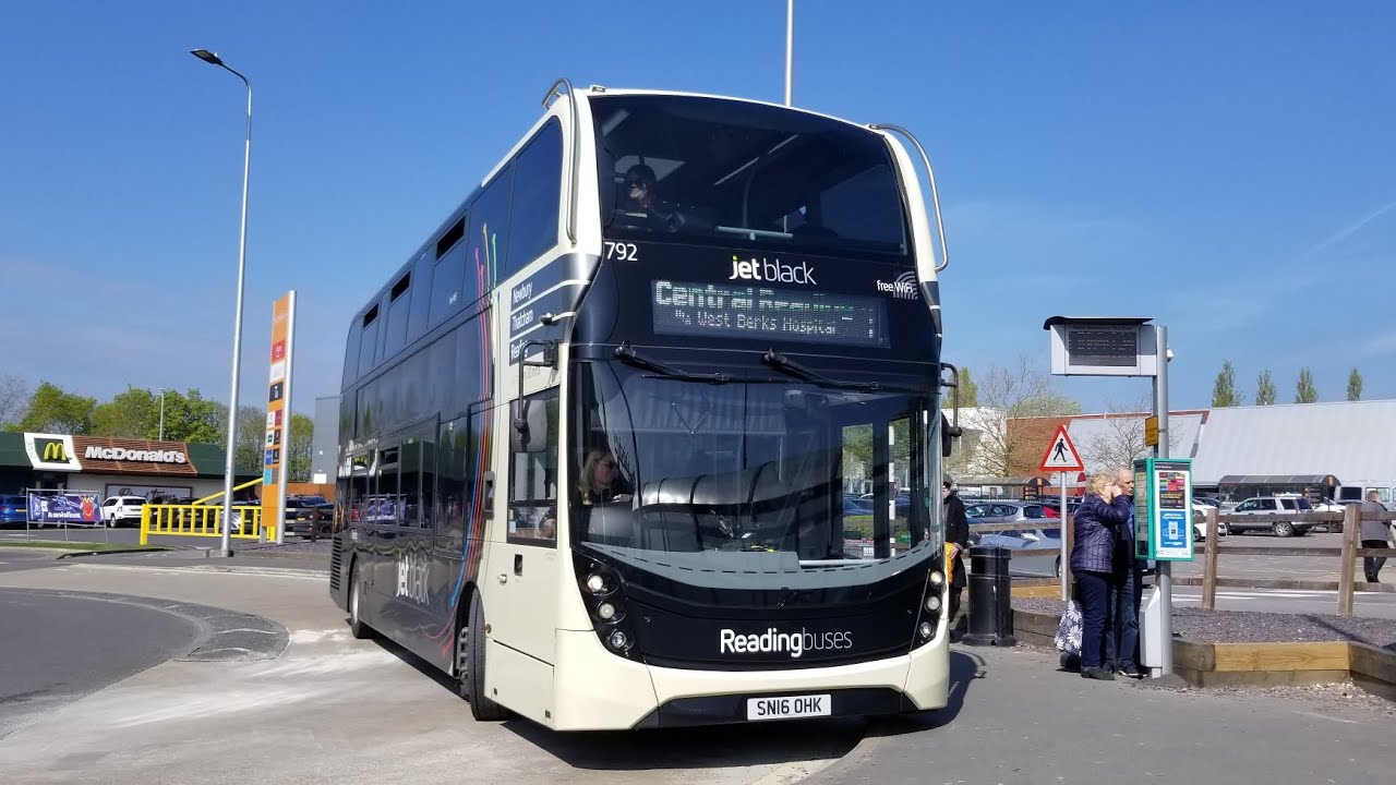 Reading Buses Enviro400 MMC 792 On Route 1 to Reading - YouTube