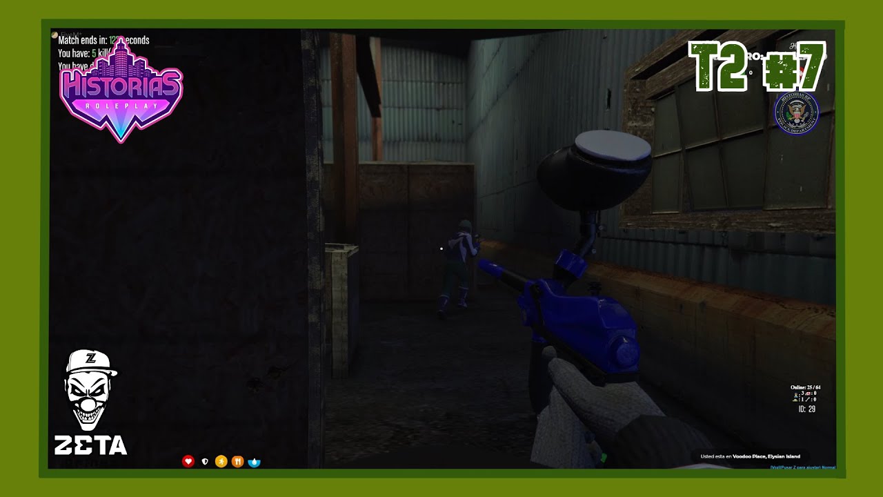 GTA V (HistoriasRP) 🦅 T2 #7 - JUGAMOS AL PAINTBALL CON LOS CHICOS ...