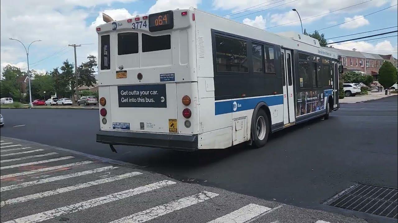 MTA Bus: 2007 Orion VII OG #3774 on the Q64 - YouTube