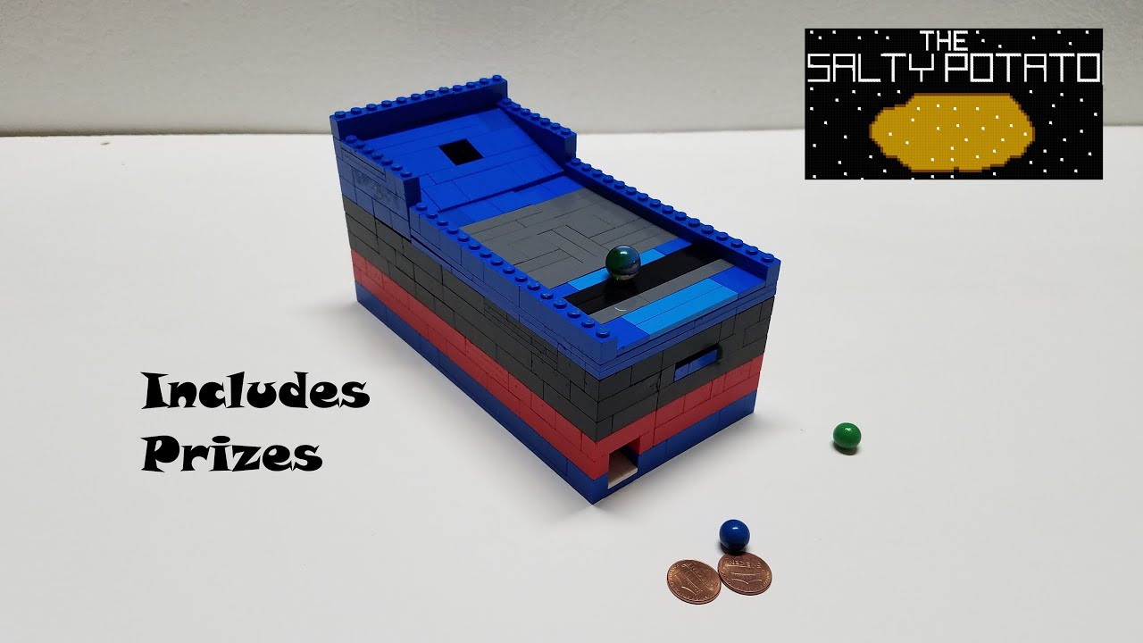 LEGO Games - Skeeball Machine with prizes(MOC) - YouTube