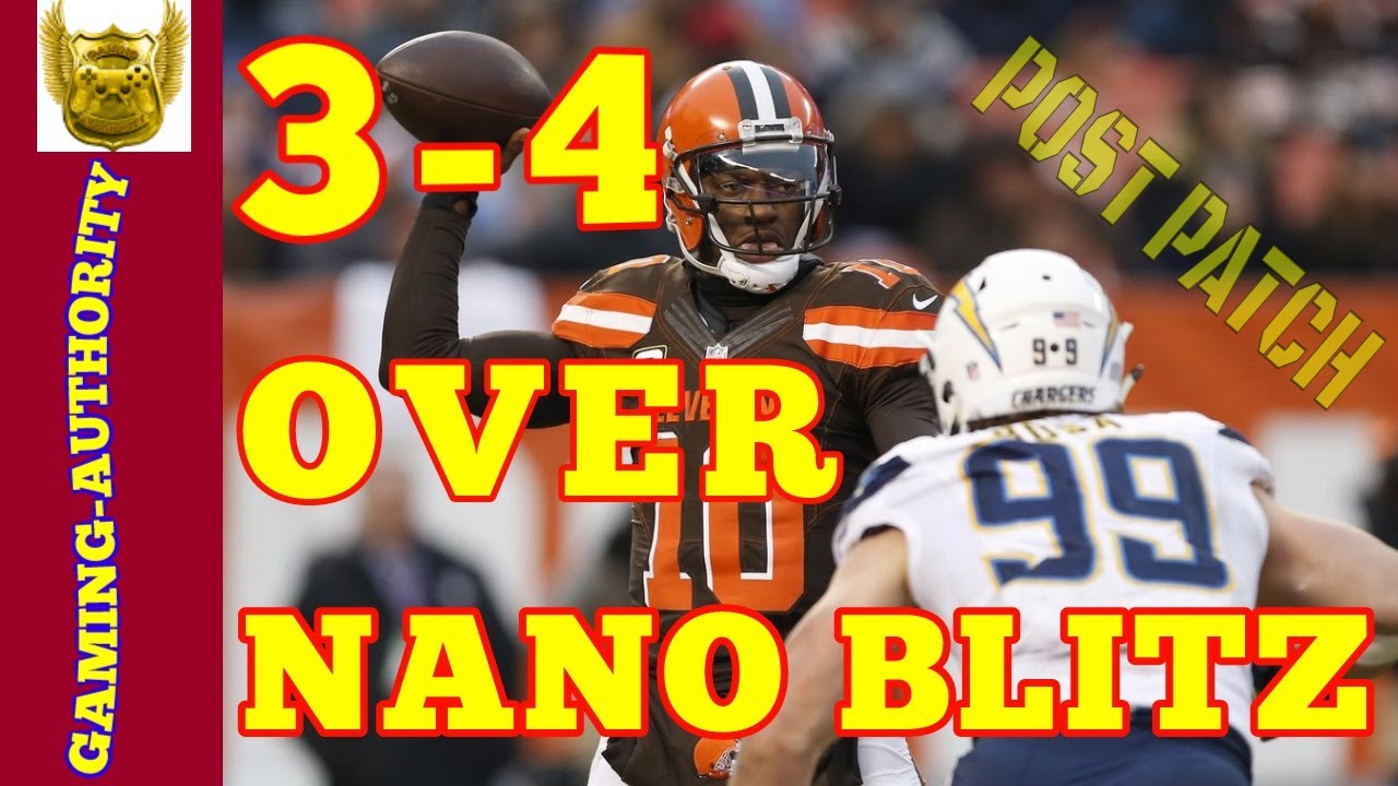 BEST 4 MAN BLITZ IN MADDEN 18. FAST BLITZ FROM 3-4 FORMATION. BEST 4 ...