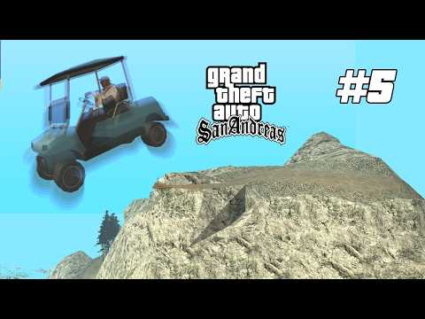 CJ Jumps Off Mount Chiliad But The Physics Are Broken! - GTA San Andreas