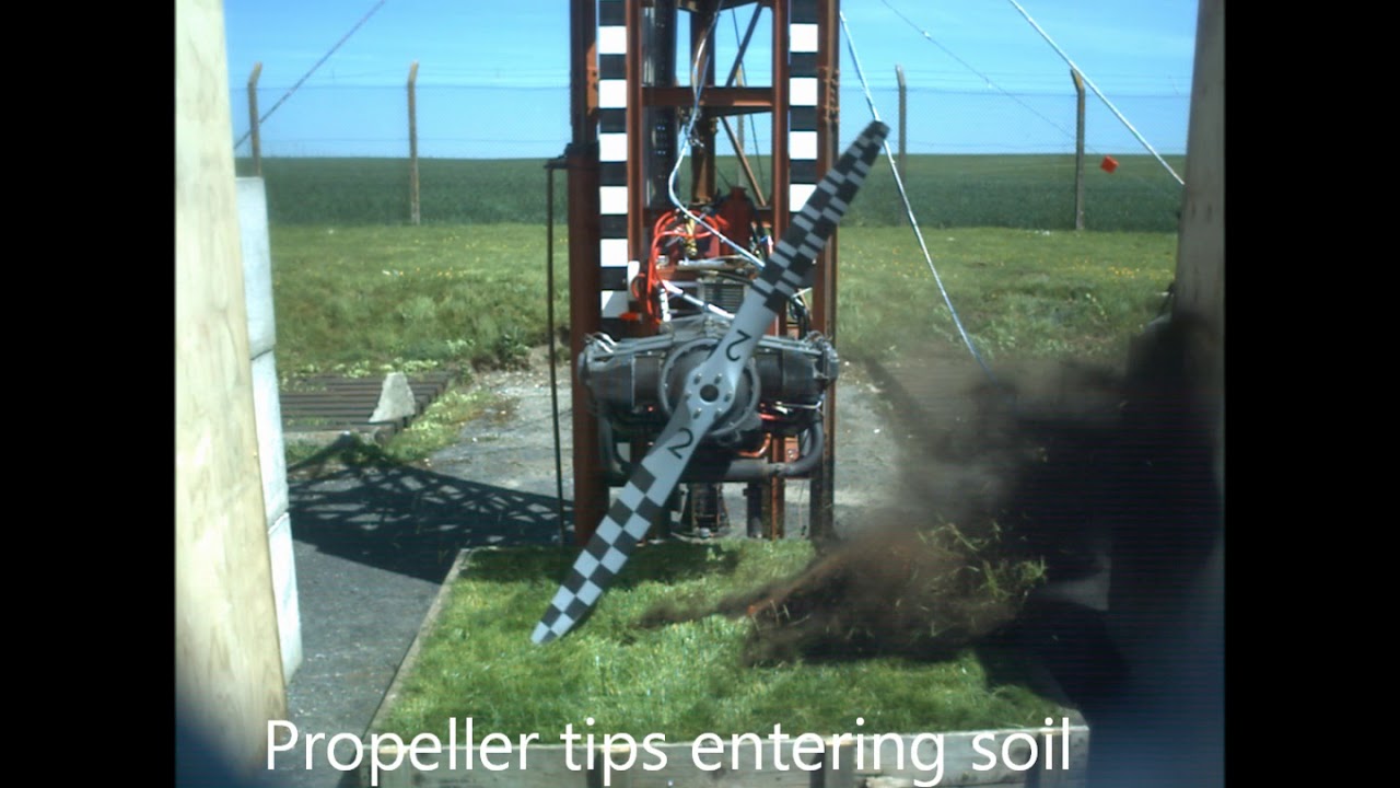 Propeller tip impact video - YouTube