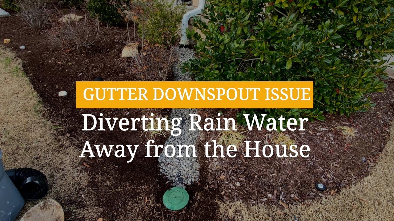GUTTER DOWNSPOUT ISSUE FIX Diverting Rainwater From Downspouts Away gutter-downspout-issue-fix-diverting-rainwater-from-downspouts-away
