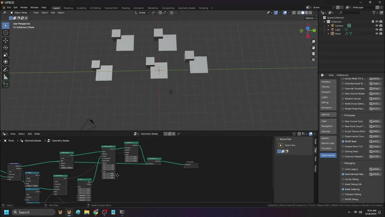 Blender Geometry Nodes - Place instance on face and align to p1-p2 per face for all quads - YouTube