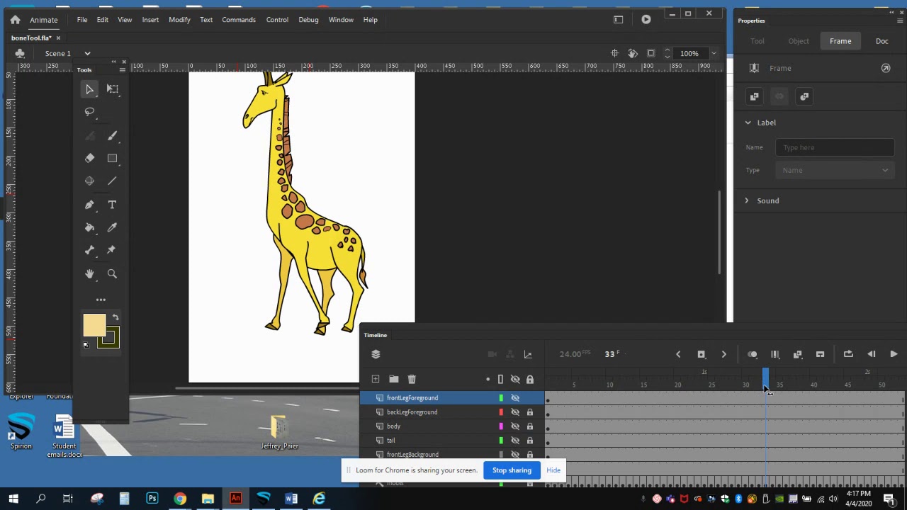 Bone Tool use in Adobe Animate (Part 2) - YouTube