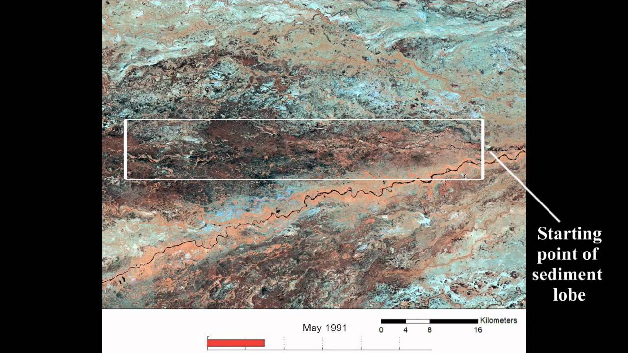 Taquari Avulsion Animation 5 Sediment - JSR 2011.mpg - YouTube