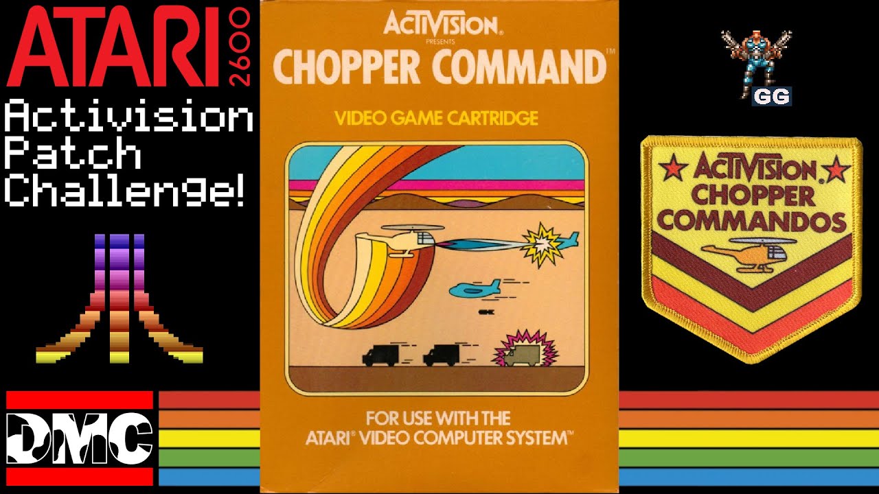 Atari 2600 - Chopper Command - Activision Patch Challenge! - YouTube