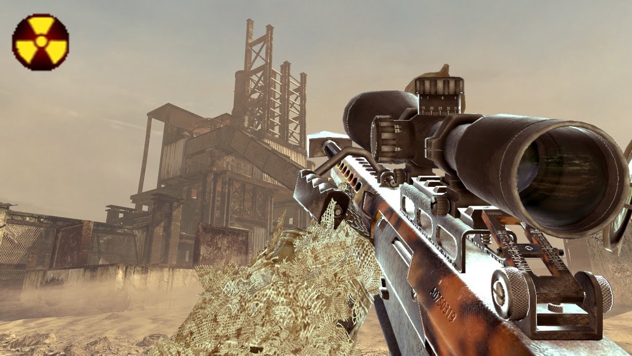 mw2 barrett .50cal + m93 raffica nuke on rust 😍 - YouTube