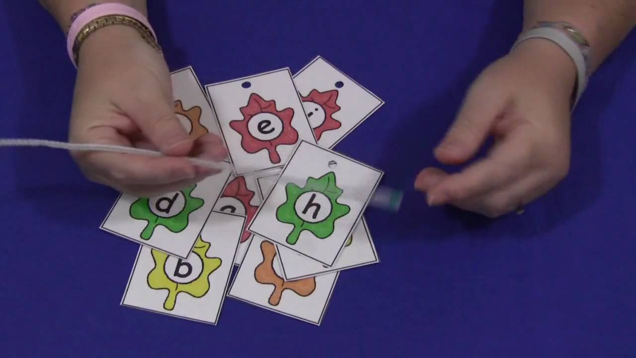 Leaf Alphabet Sequence Lacing - YouTube