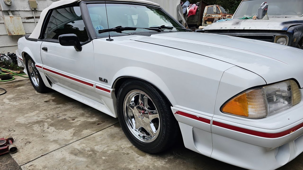 Foxbody with Sr Performance Coilovers - YouTube