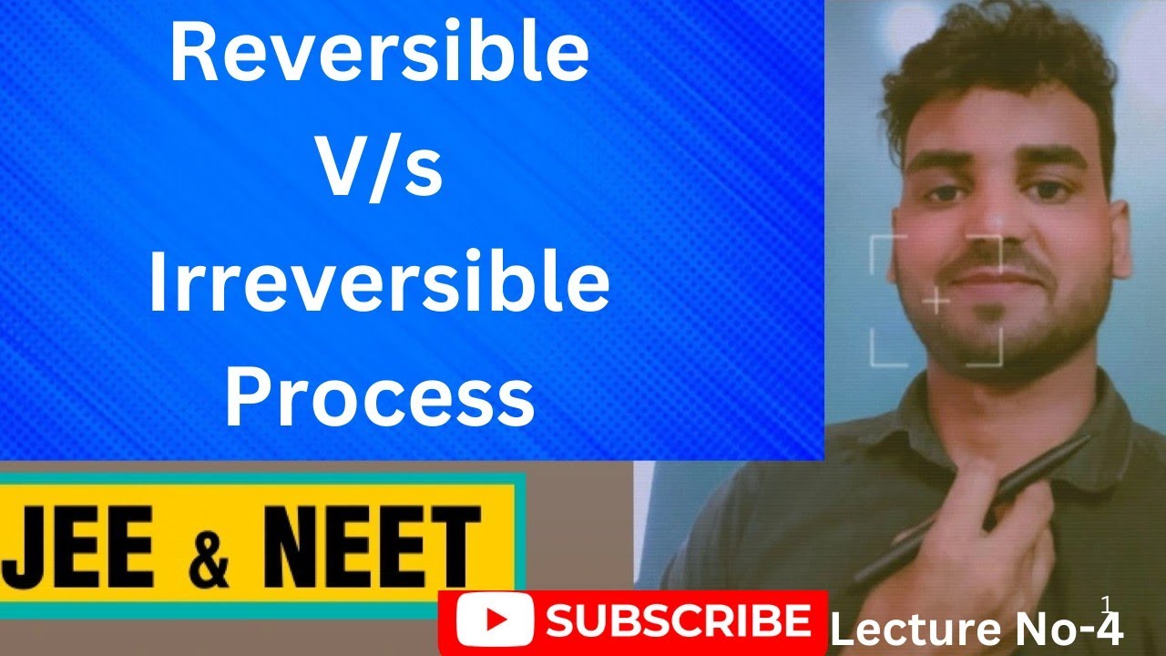 Reversible vs Irreversible process for Jee/Neet and bsc student - YouTube