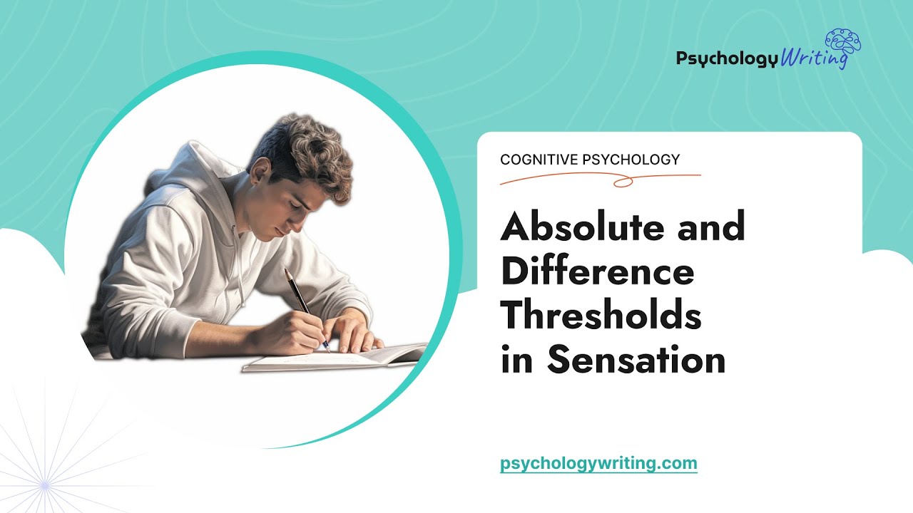 Absolute and Difference Thresholds in Sensation - Essay Example - YouTube
