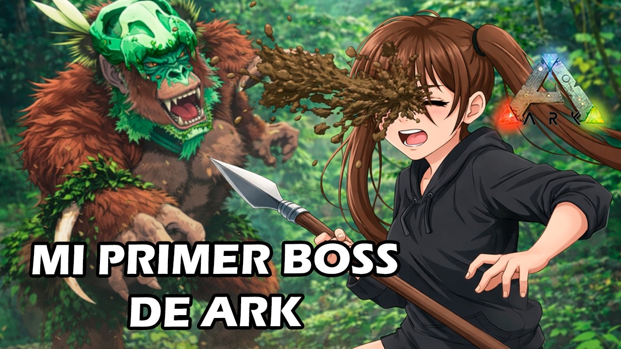 Primer Boss de ARK es el Rey Dinopithecus - YouTube