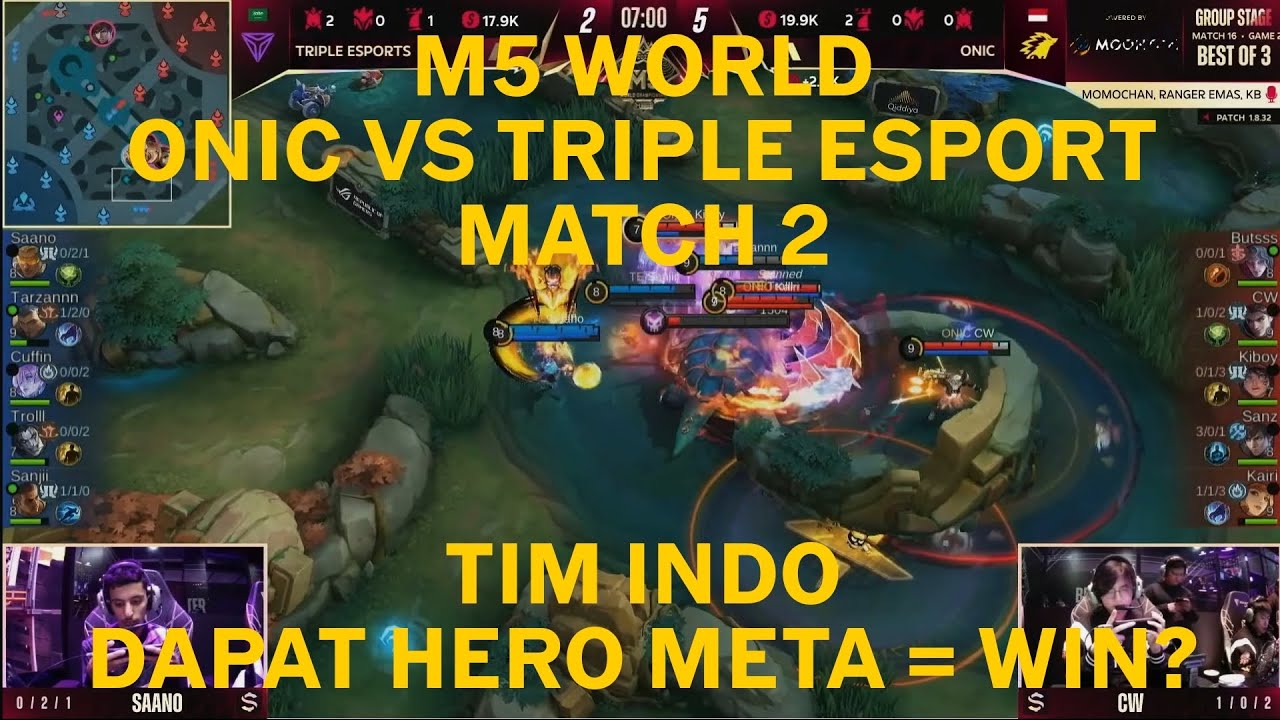 ONIC DAPAT HERO META = WIN? KIBOY MATHILDA, KAIRI GUINEVERE, BUTSSS ...