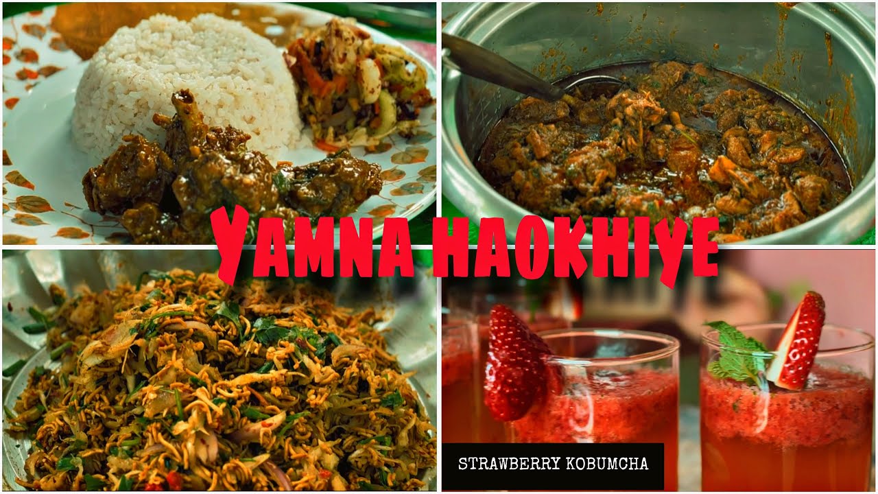 Manipuri style YEN THONGBA(Chicken curry)/SPICY MIMI SINGJU/kaleja ...