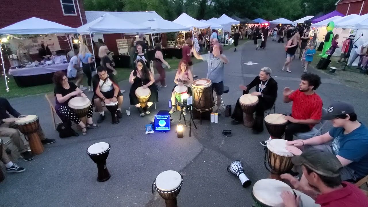 Lunar Faire pt 2 Full Moon Drumming 9.10.22 with Richie Olivera on ...