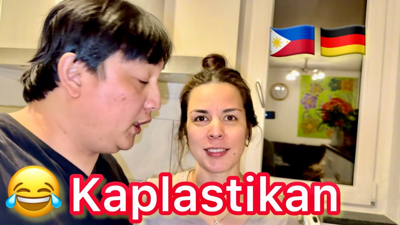 Kaplastikan smile 😂 Filipino German in Love - YouTube