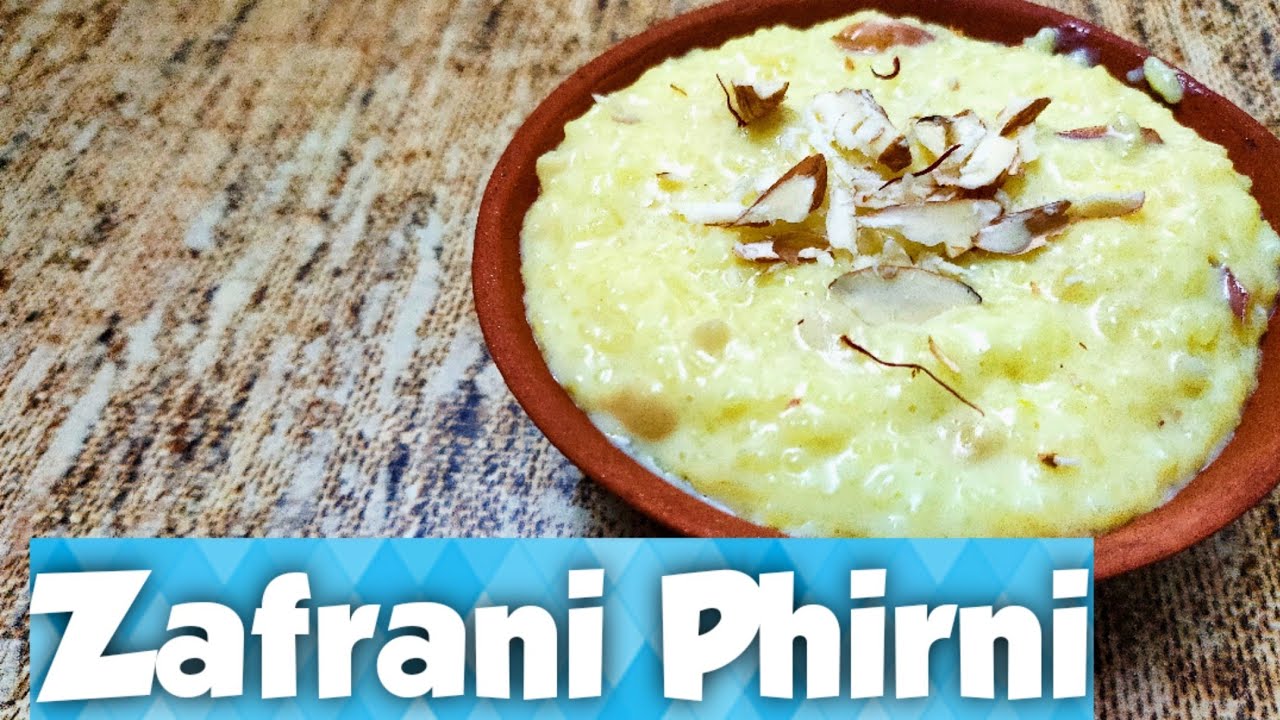 #Eidspecial Learn how to make Delicious 'Zafrani Phirni' at home ...