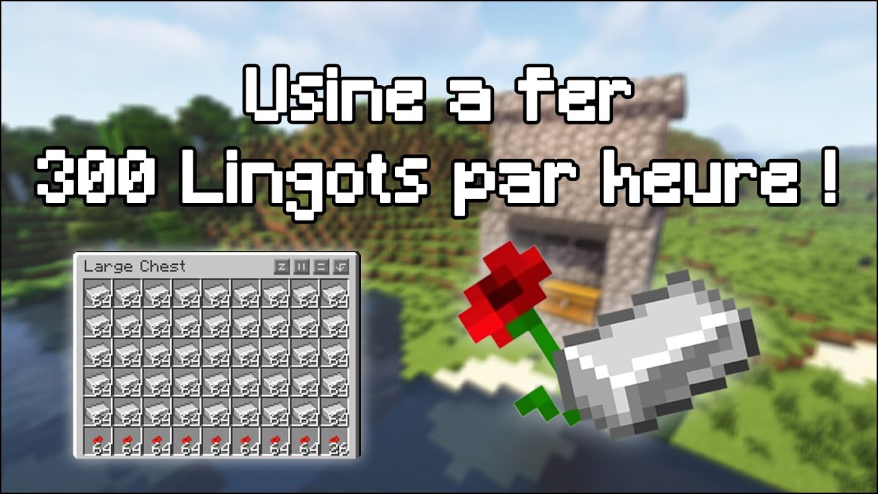 TUTO Minecraft 1.19 - Usine a fer compacte facile et rapide - 300 ...