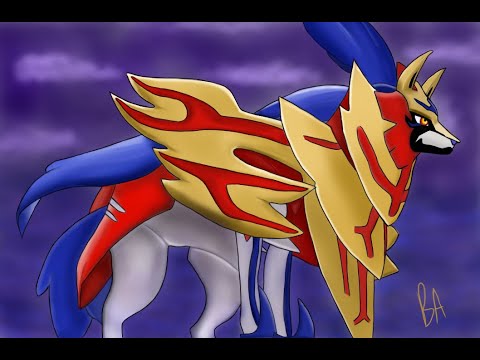 Zamazenta - Pokemon Sword and Shield (Speed Drawing) - YouTube