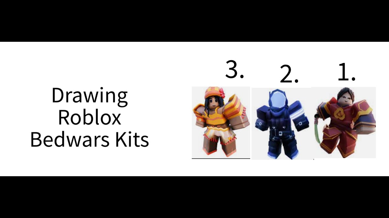 I will be drawing Roblox Bedwars kits and heres how it went... - YouTube