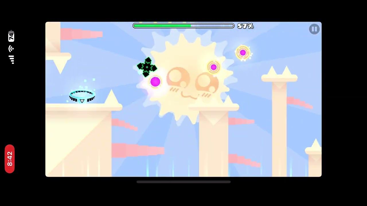A cute level I found #geometrydashplayer - YouTube