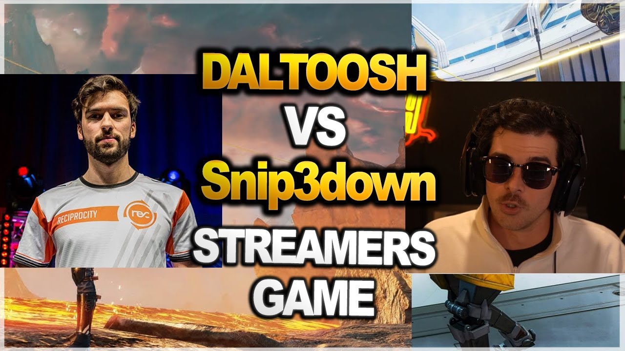 Daltoosh team vs Snip3down team in ranked.. STREAMERS GAME !! ( apex ...