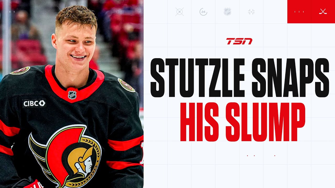 Stutzle snaps slump as playoff-bound Sens beat Flyers in OT - YouTube