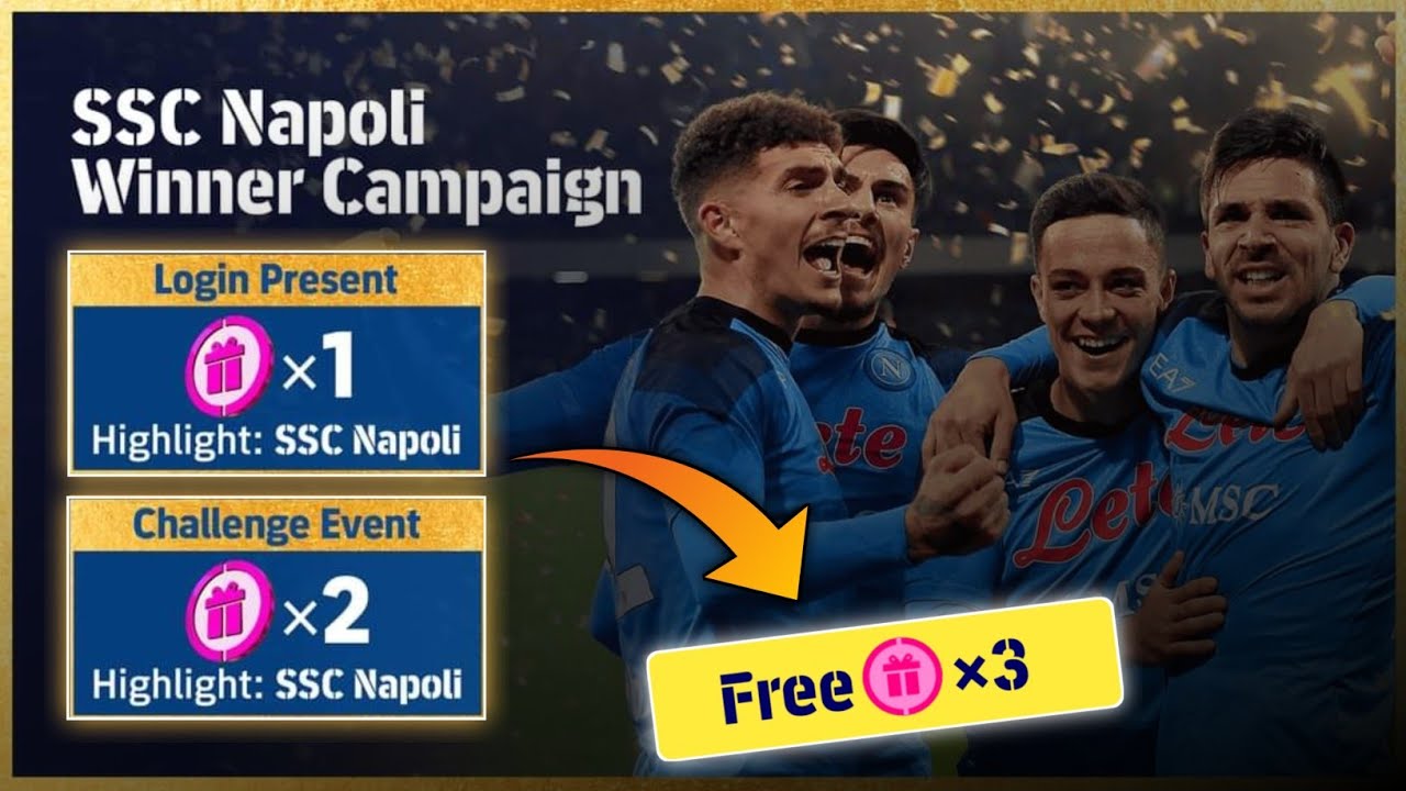 How To Get 3 *Free Draw* At Napoli Box | eFootball 2023 Mobile - YouTube