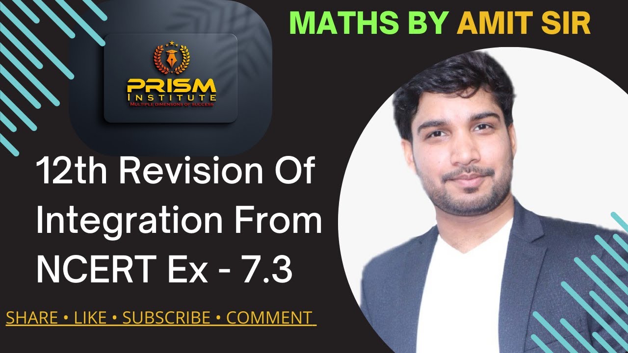 12 Maths II Integration II PART-4 II NCERT II Exercise - 7.3#boardexam ...