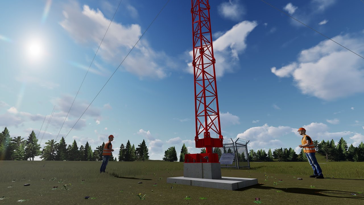 Installation of a Wind Mast/Bulgaria/ - Power To Wind - YouTube