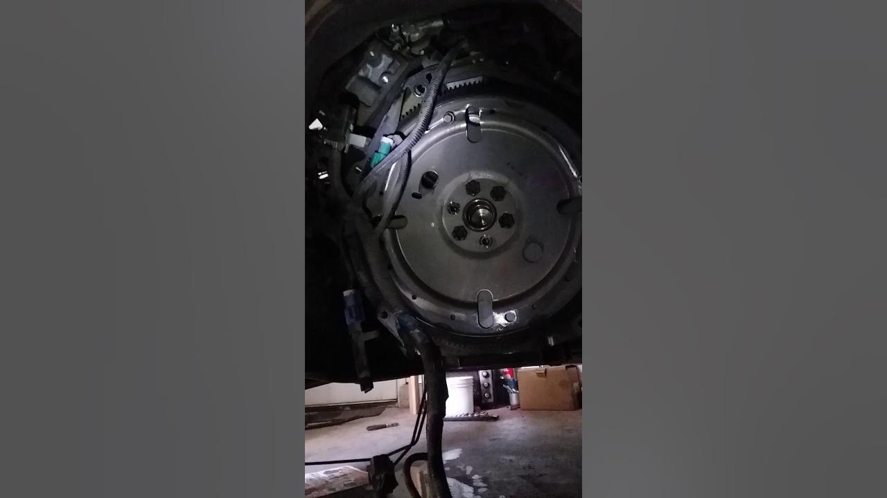 Auto to manual trans swap 02 mustang part 1 - YouTube
