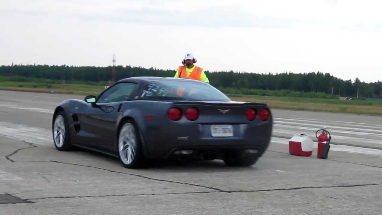 Corvette ZR1 Land Speed Run LTA 2012 Main Event - YouTube
