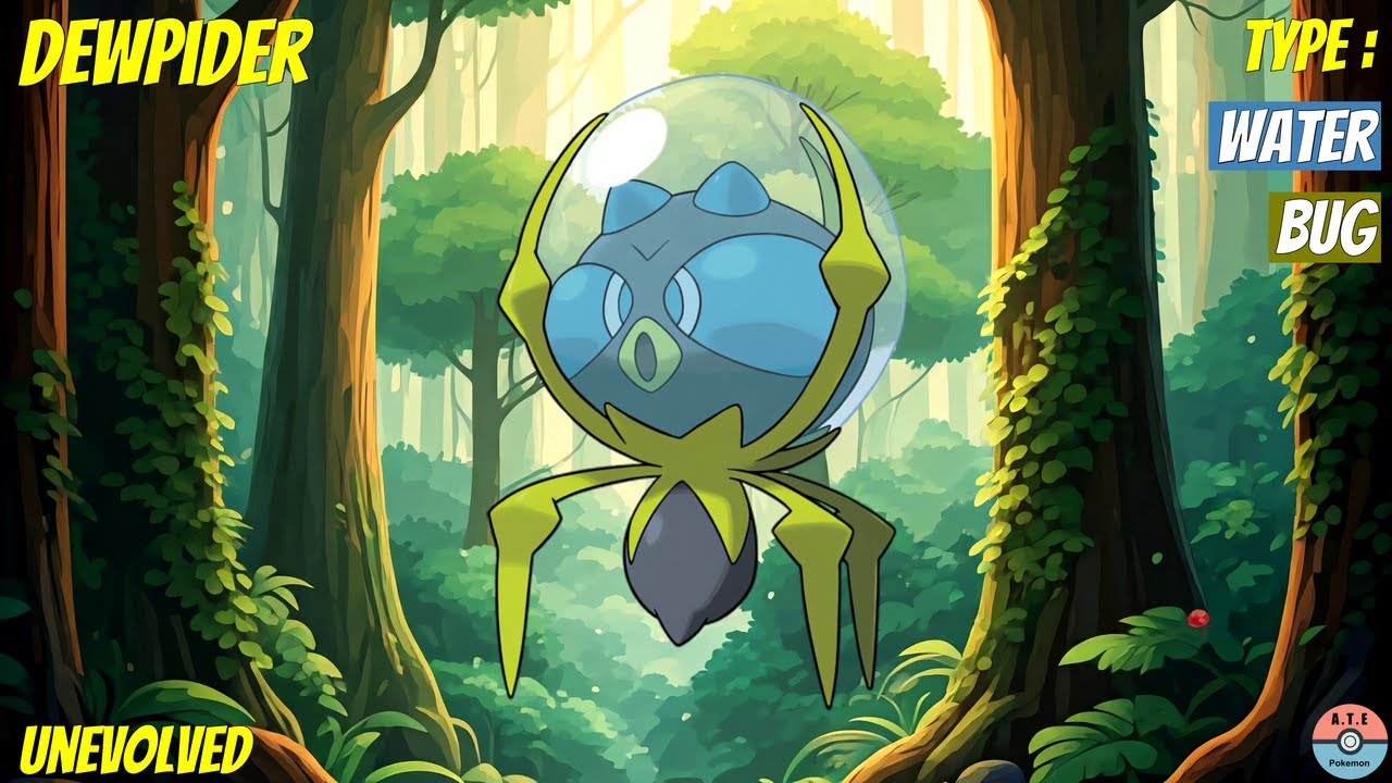 All Evolutions of Dewpider - YouTube