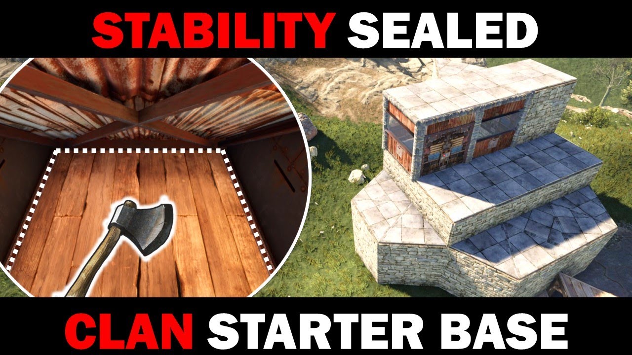 NO BP Clan Starter / Solo-Duo Base with OFFLINE RAID PROTECTION | Rust ...