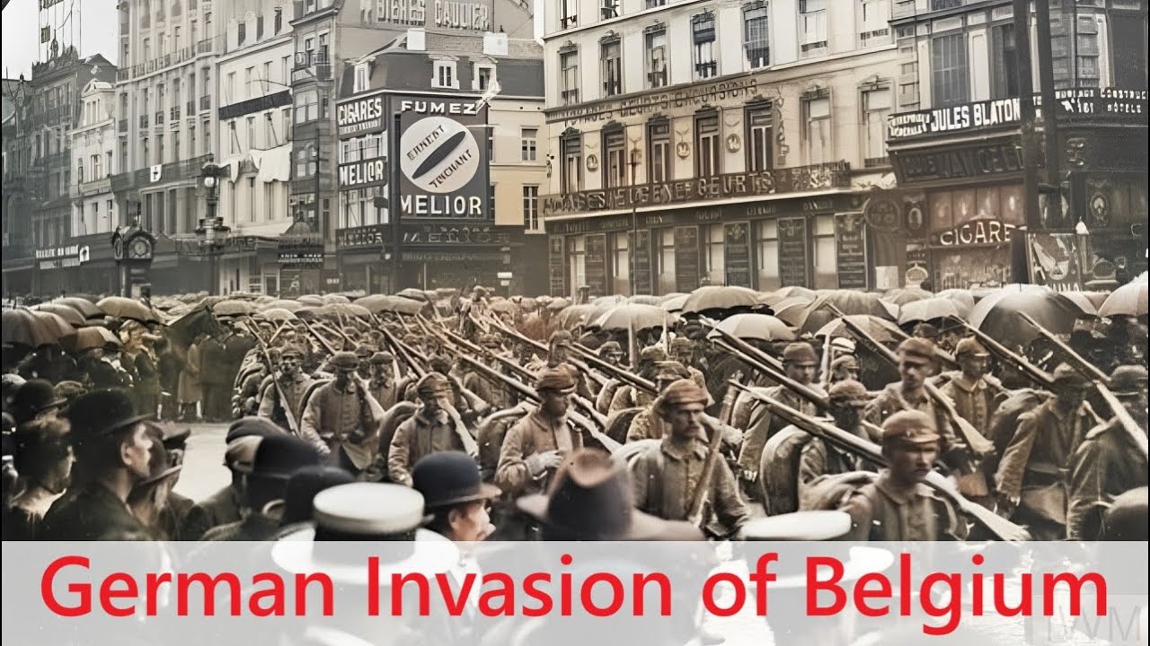 The First Act of WWI - The German Invasion of Belgium in 1914 - YouTube