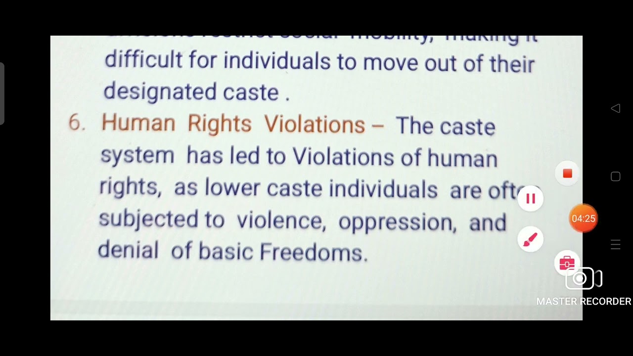 Demerits of CASTE System. UNIT- 7 Social Stratification BSc Nursing ...