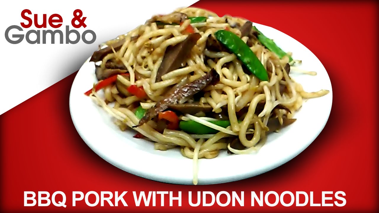 How to Make BBQ Pork with Udon Noodles - YouTube